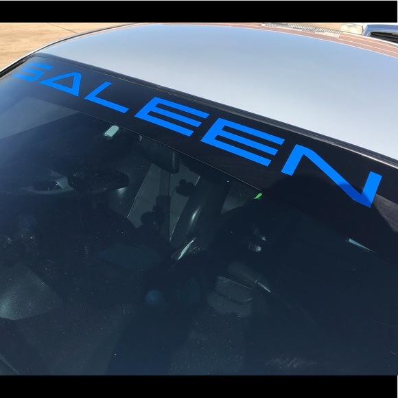 FDC outdoor rated vinyl | Other | Saleen Mustang Windshield Letters ...
